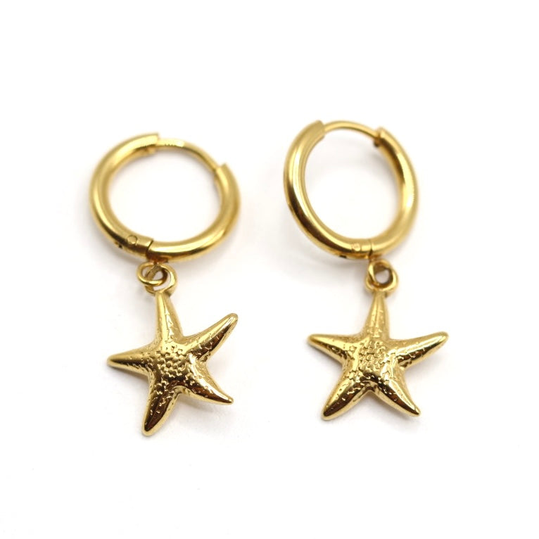 Stella Starfish Charm Earrings – Liv Bella Vita