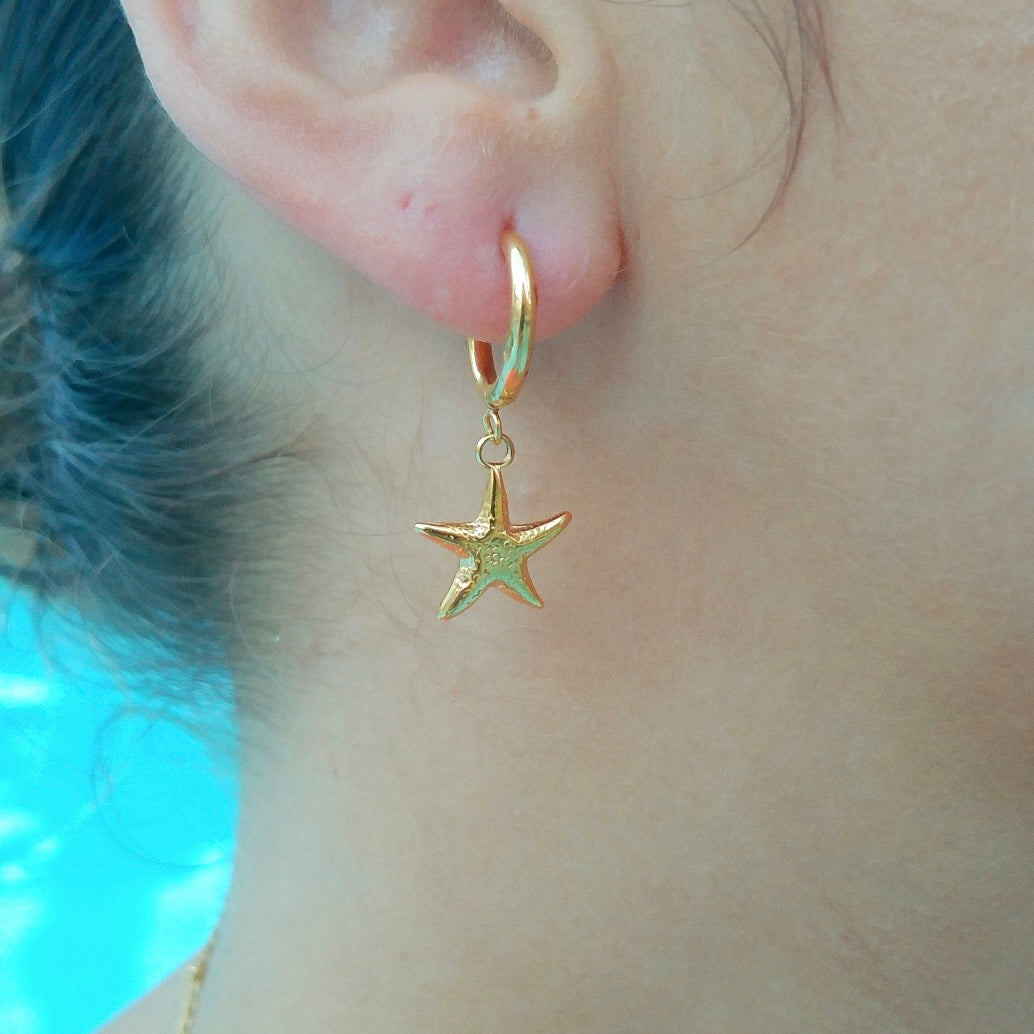 Stella Starfish Charm Earrings – Liv Bella Vita
