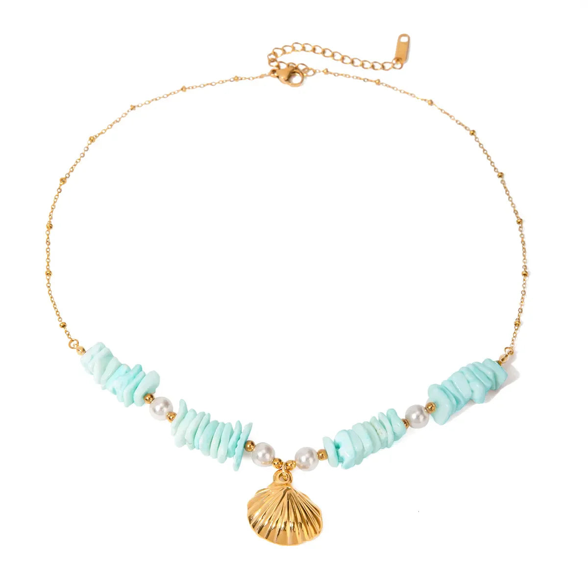 Maui Shell Pastel Beaded Necklace – Liv Bella Vita