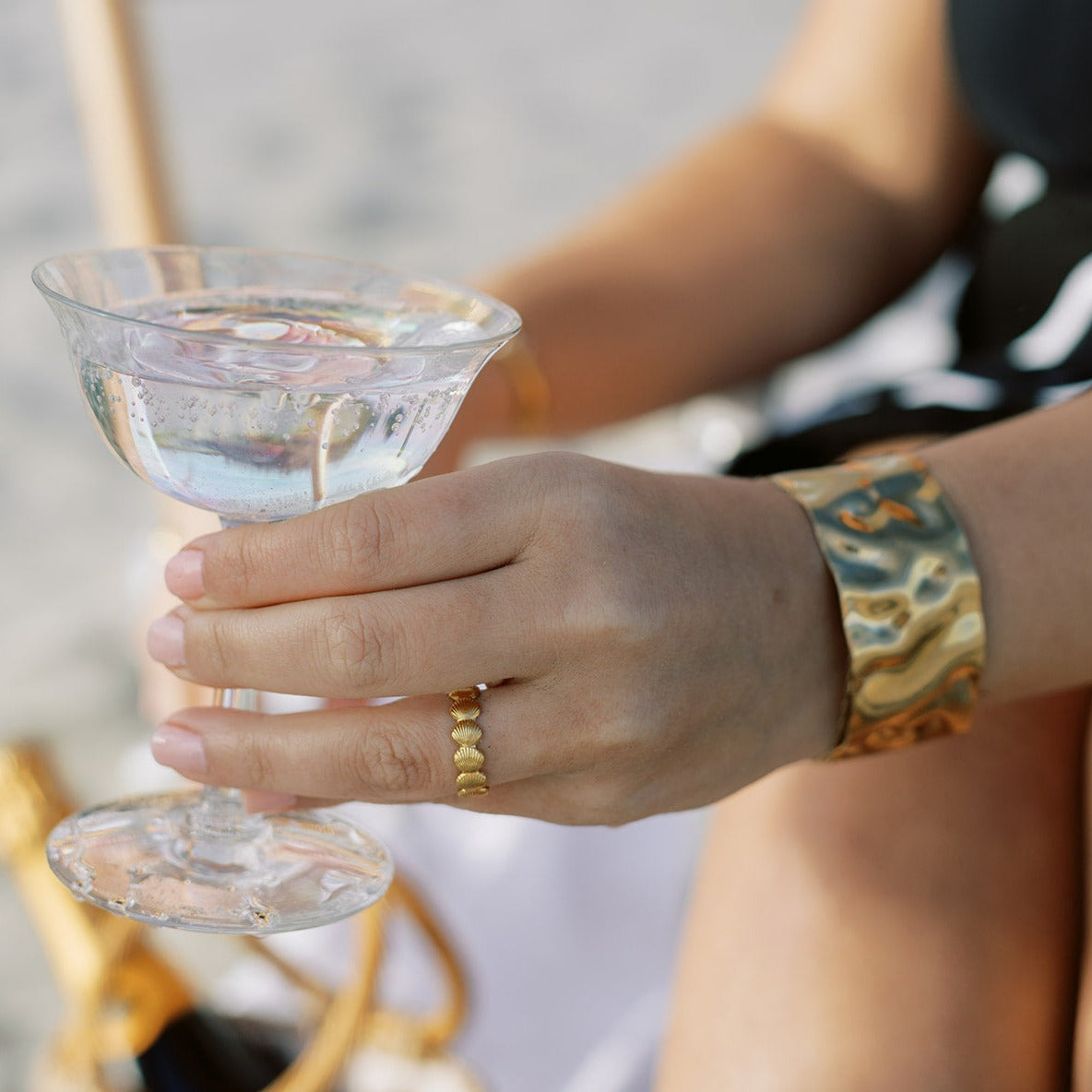 Coralie Scallop Shell Ring – Liv Bella Vita